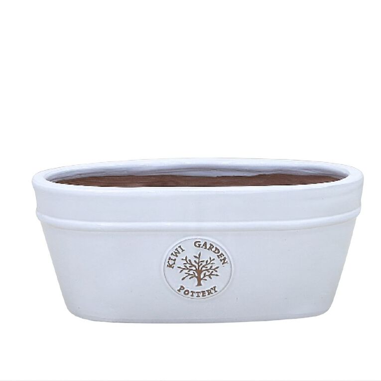 Kiwi Garden Ceramic Trough 56cm White | The Warehouse