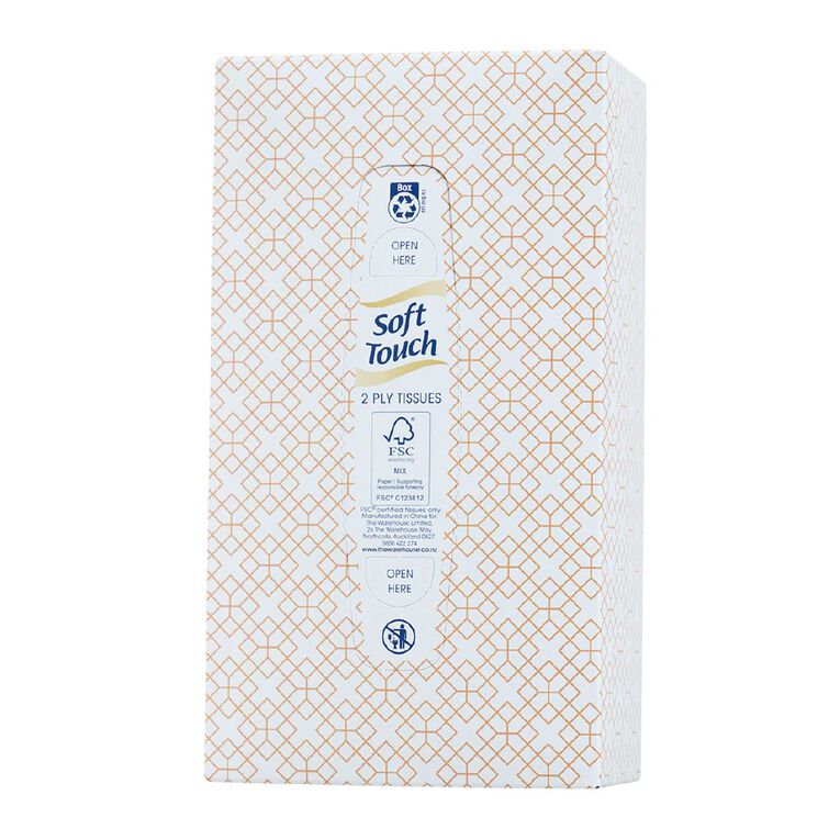 Soft Touch Facial Tissues 2-ply 150 Pack | The Warehouse