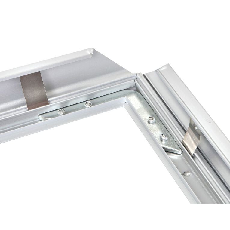 Manhattan Snap Lock Poster Frame A4 Silver | The Warehouse