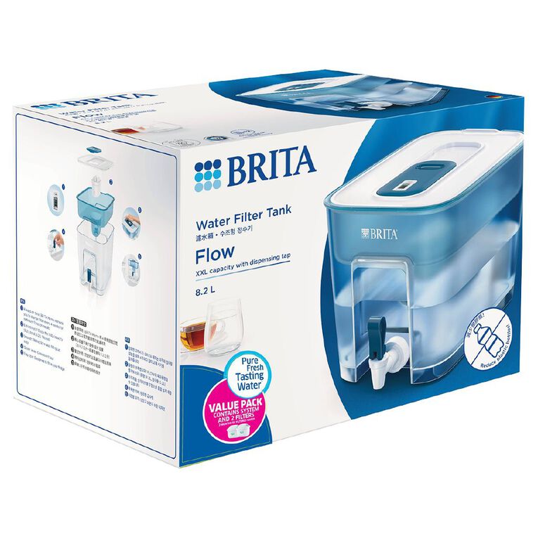 Brita Flow Jug with 3 Maxtra Pro Filters 8.2L Blue Blue | The Warehouse