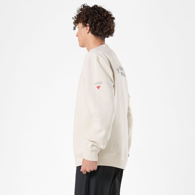 MLC Adult's Unisex Crew Sweatshirt Beige | The Warehouse