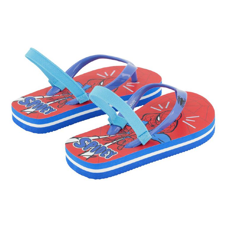 Spider-Man Junior Kids' Jandals Red Mid | The Warehouse