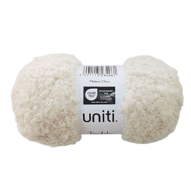 Uniti Teddy Yarn Cream 50g Cream | The Warehouse