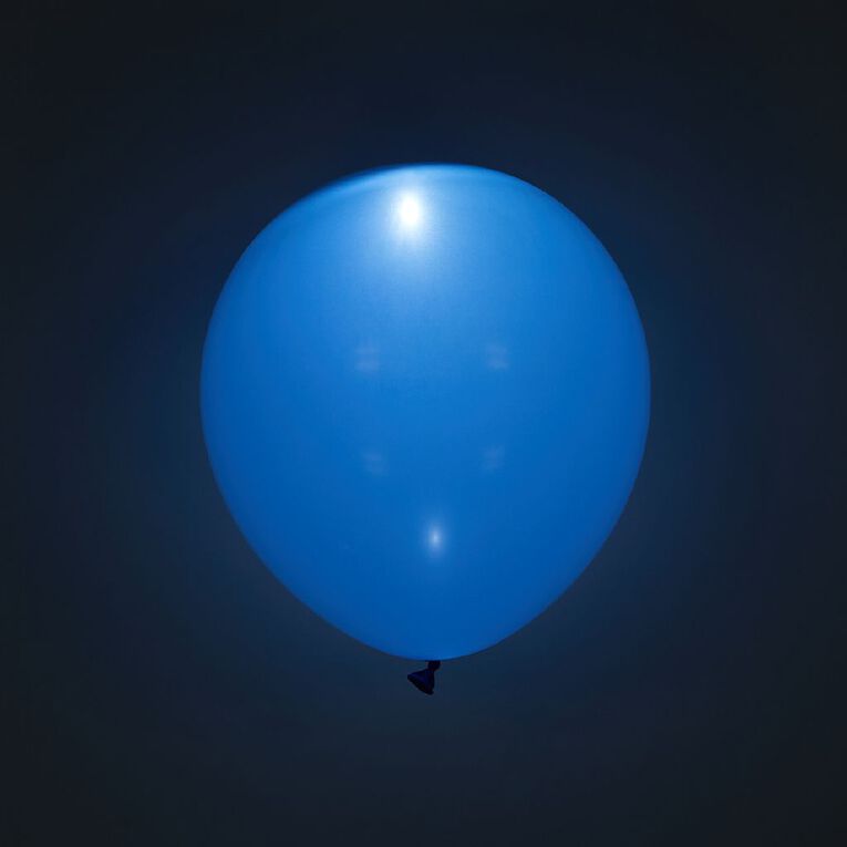 Hoorah Light Up Balloons Blue 3 Pack Blue Blue | The Warehouse