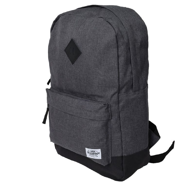 H&H Recycled Vintage Backpack Charcoal/Marle 15L Charcoal/Marle | The ...