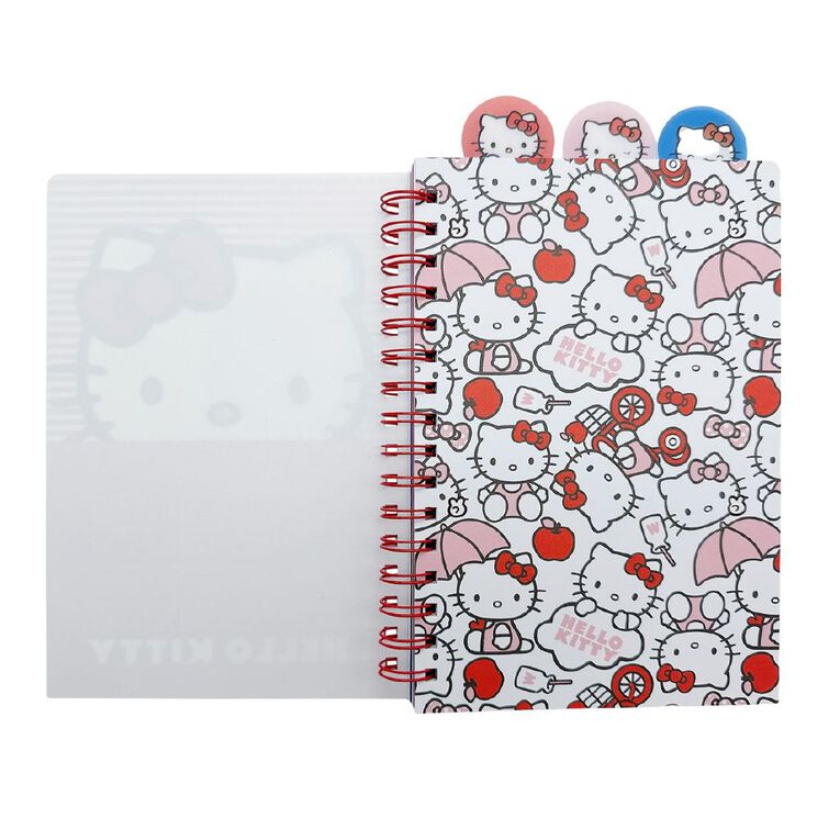 Hello Kitty Sprial Note Book With Dividers A5 | The Warehouse