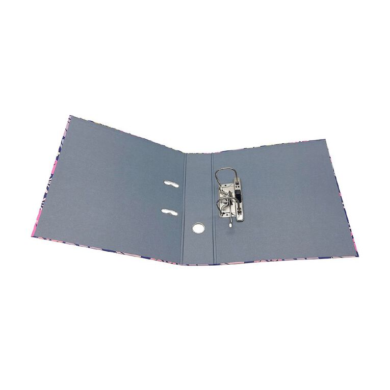 Uniti Floral Lever Arch Purple Mid A4 Purple Mid | The Warehouse