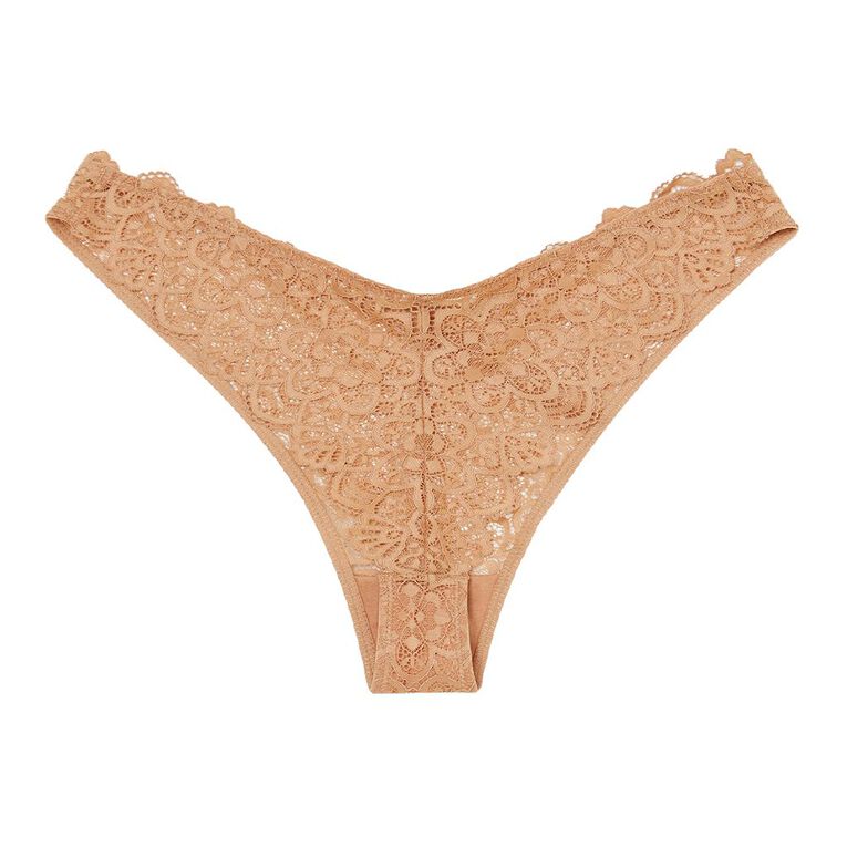 H&H Women's Sunkiss G-String Natural | The Warehouse