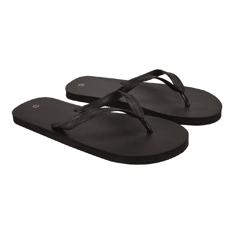 H&H Men's Sea Jandals Black | The Warehouse
