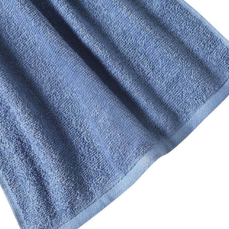 Living & Co Everyday Hand Towel 2 Pack Blue Blue | The Warehouse