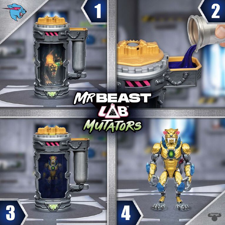 Mr Beast Lab Mutators Mutation Chamber Gold Panther Series 2 | The ...