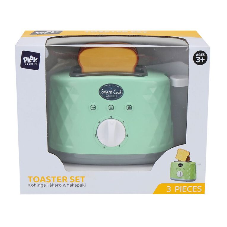 Play Studio Toaster Playset 3 Pieces | The Warehouse