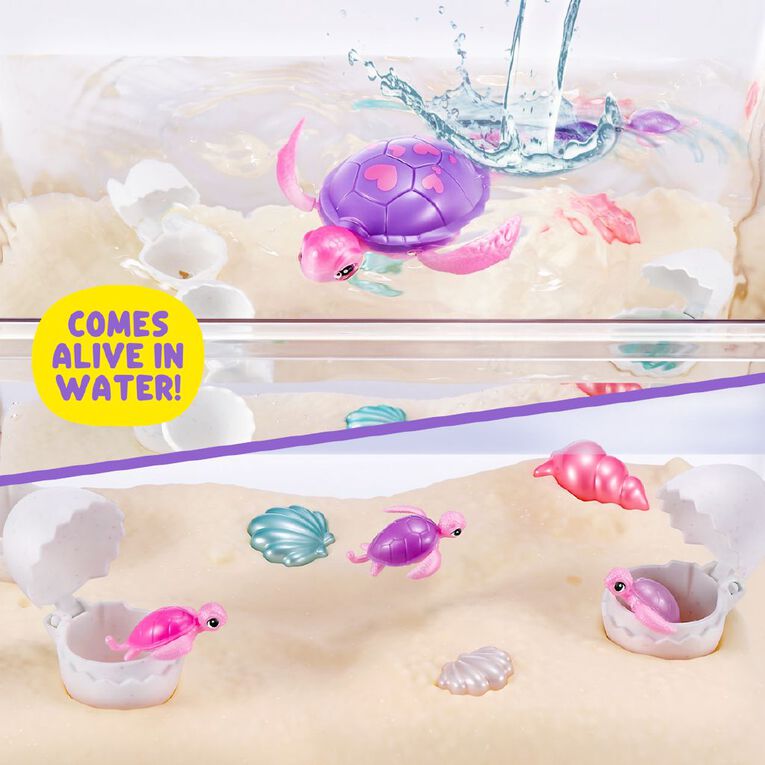 Zuru Pets Alive Mama & Baby Surprise Series 1 Turtle Surprise Playset ...