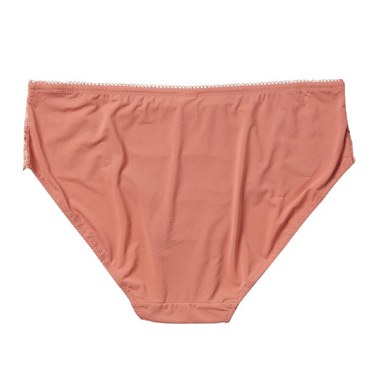 H&H Women's Lauren Hi Rise Briefs Pink | The Warehouse