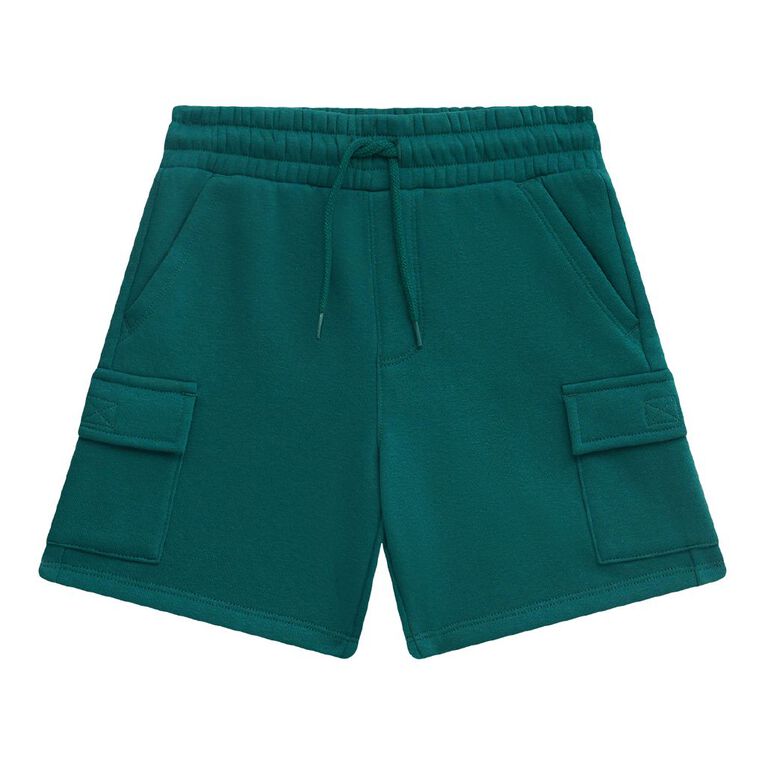 Young Original Knit Cargo Shorts Green Mid | The Warehouse