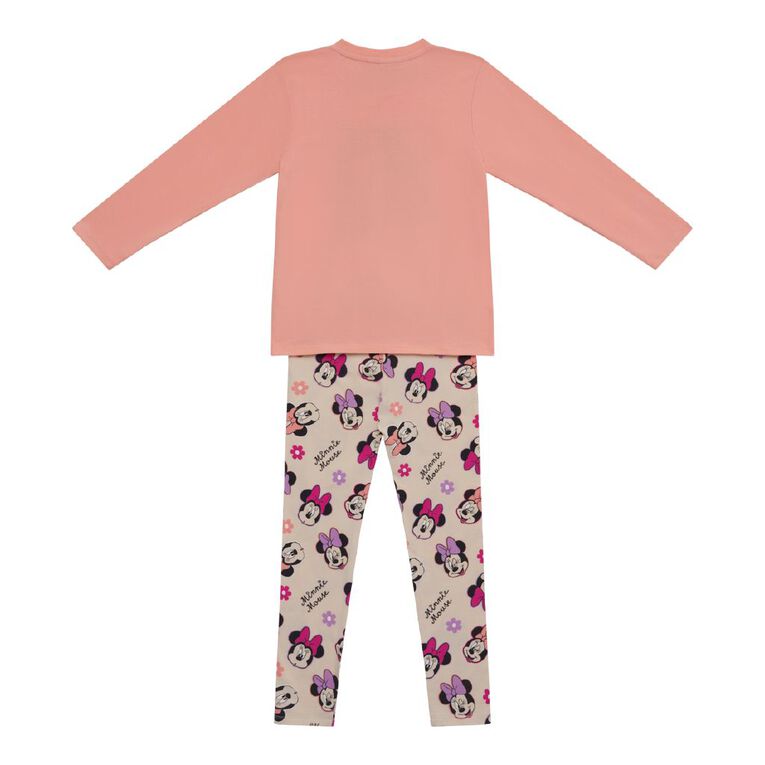 Minnie Mouse Short Sleeve Tee & Legging Set Pink Light | The Warehouse