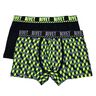 Rivet Men's Trunks 2 Pack Black/Green S25 CONFUS | The Warehouse