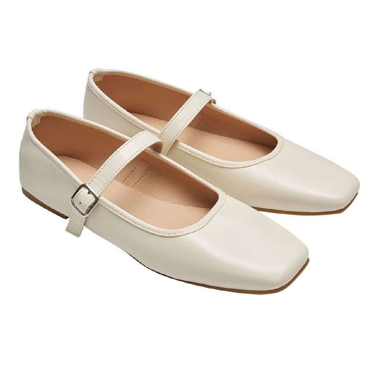 H&H Women's Mary Ballet Cream | The Warehouse
