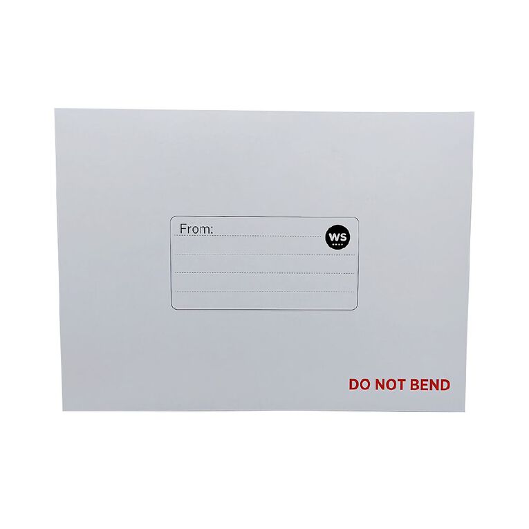 WS Rigid Envelope A4 White | The Warehouse