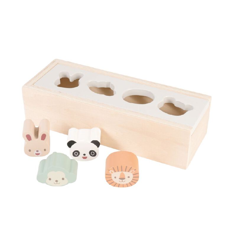 Play Studio Wooden Animal Sorter Box | The Warehouse