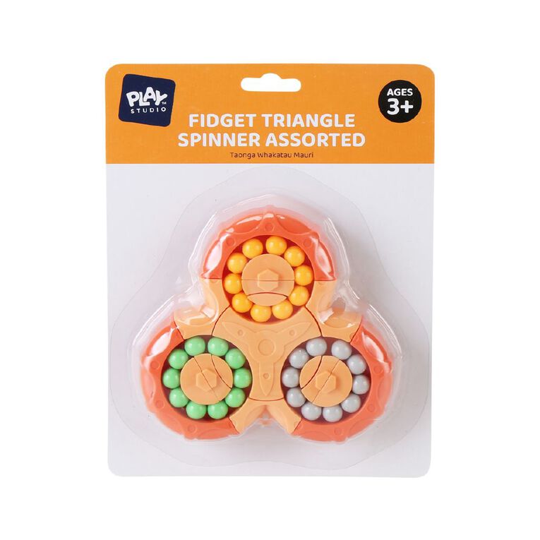 Play Studio Fidget Triangle Spinner Assorted Assorted | The Warehouse