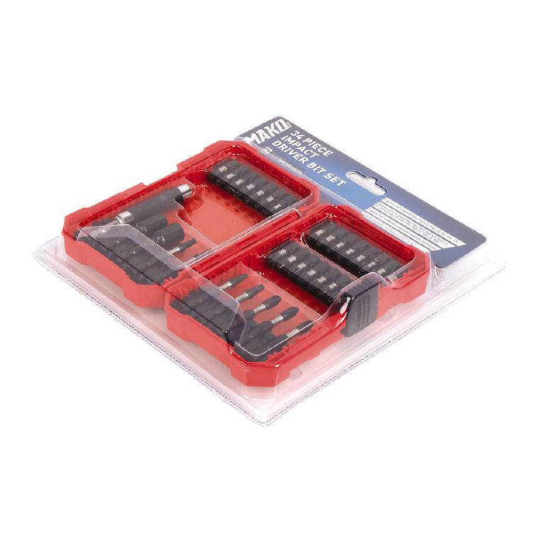 Mako 34 Piece Impact Driver Bit Set | The Warehouse