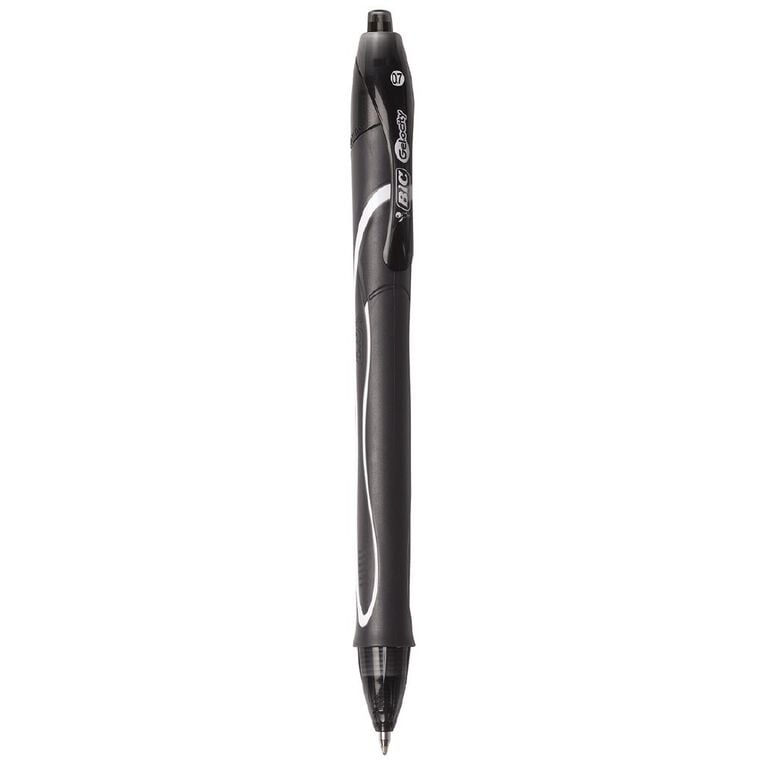 Bic Gelocity Quick Dry Ballpoint Black Black Black | The Warehouse