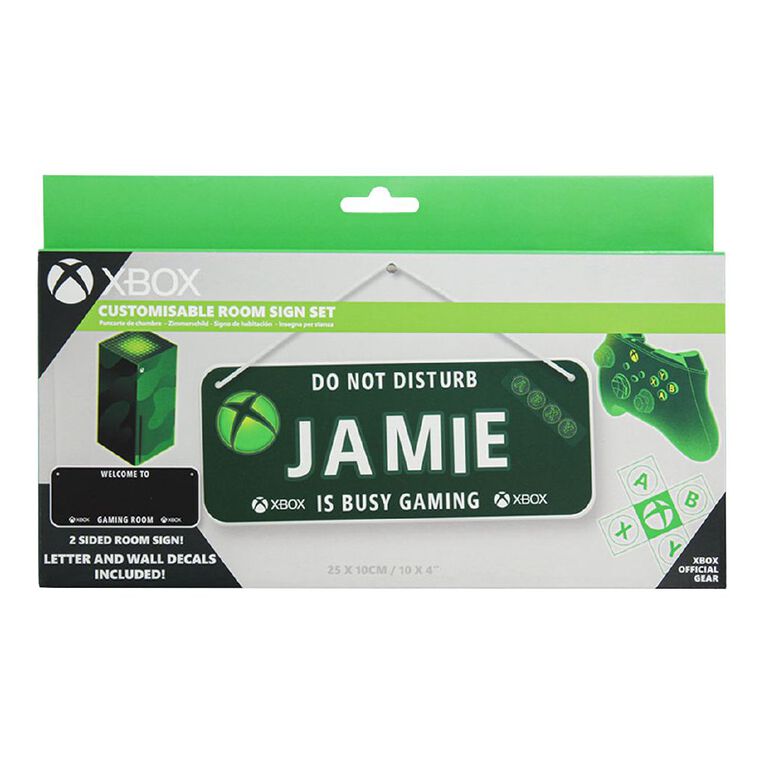 Paladone Xbox Customisable Room Sign Set | The Warehouse