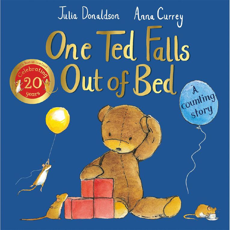 One Ted Falls Out Of Bed 20th Anniversary Edition by Julia Donaldson | The Warehouse