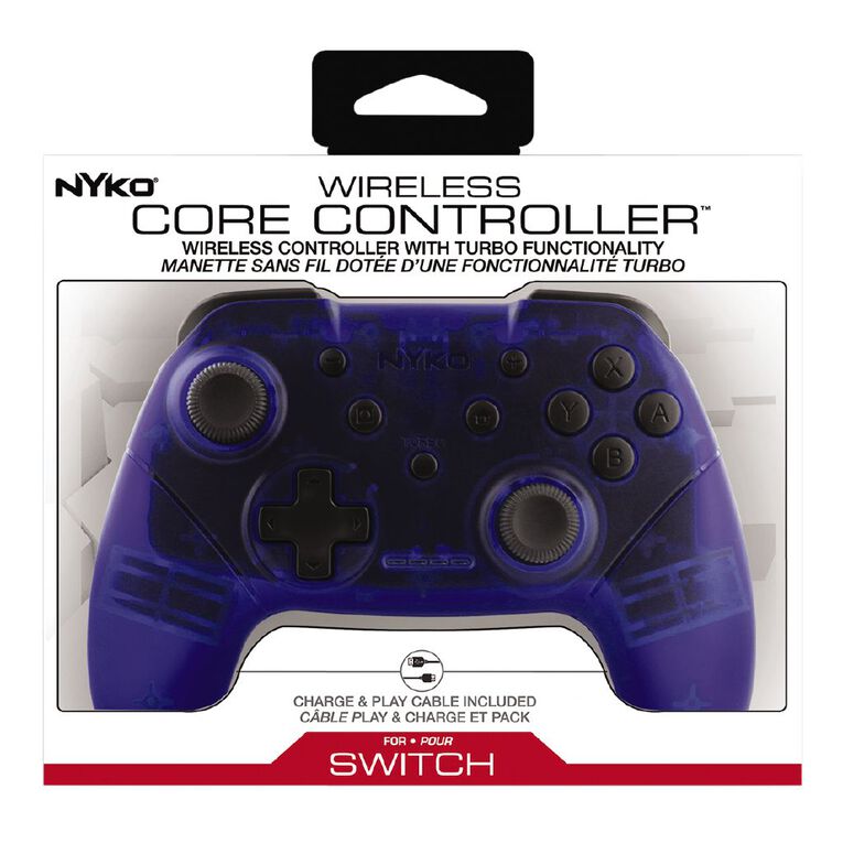 NYKO Switch Wireless Core Controller Blue Mid Blue Mid | The Warehouse