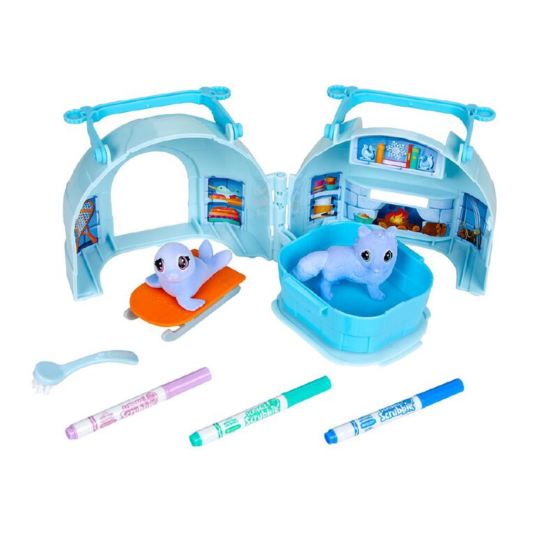 Crayola Scribble Scrubbie Pets Arctic Igloo | The Warehouse
