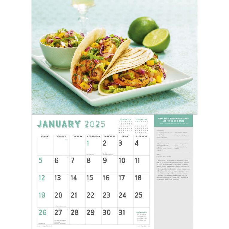 Easy2C 2025 Sugar And Spice Calendar 29.7cm x 20.5cm | The Warehouse