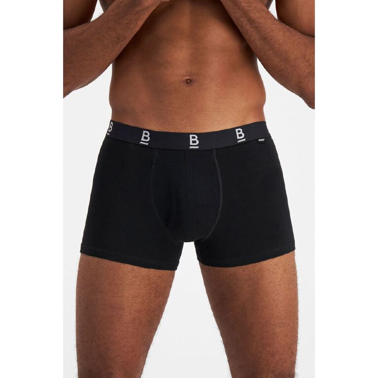 B FOR BONDS Men's Trunks 2 Pack Black | The Warehouse