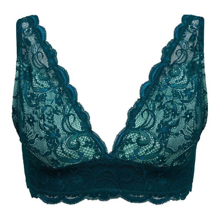 H&H Women's Florence Wirefree Soft Cup bra Green Mid | The Warehouse