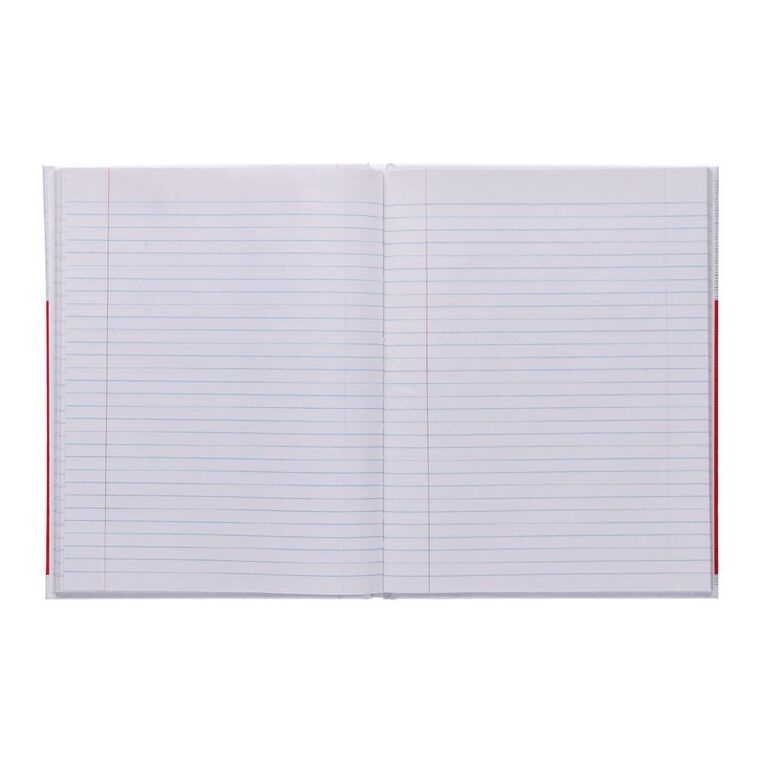 WS Lecture Book 2B4 7mm Ruled Hardcover 94 Leaf Red Red | The Warehouse