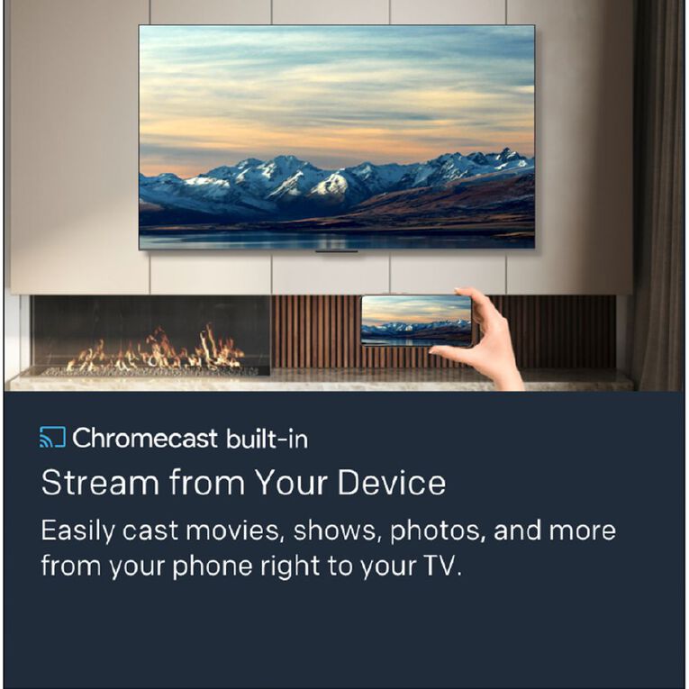 JVC 55 inch 4K Ultra HD QLED Google Smart TV | The Warehouse