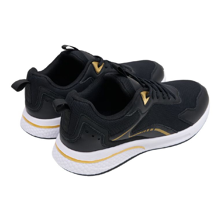 Active Intent Women's Metallic Trainers Black | The Warehouse