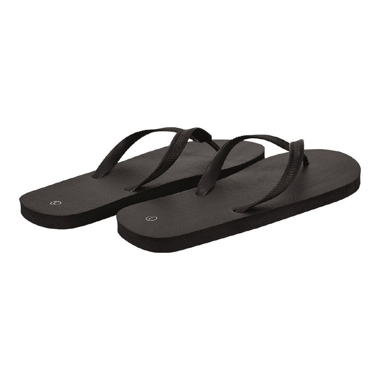 H&H Men's Sea Jandals Black | The Warehouse