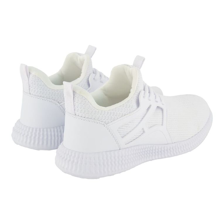 Active Intent Women's Panel Knit Trainers White | The Warehouse
