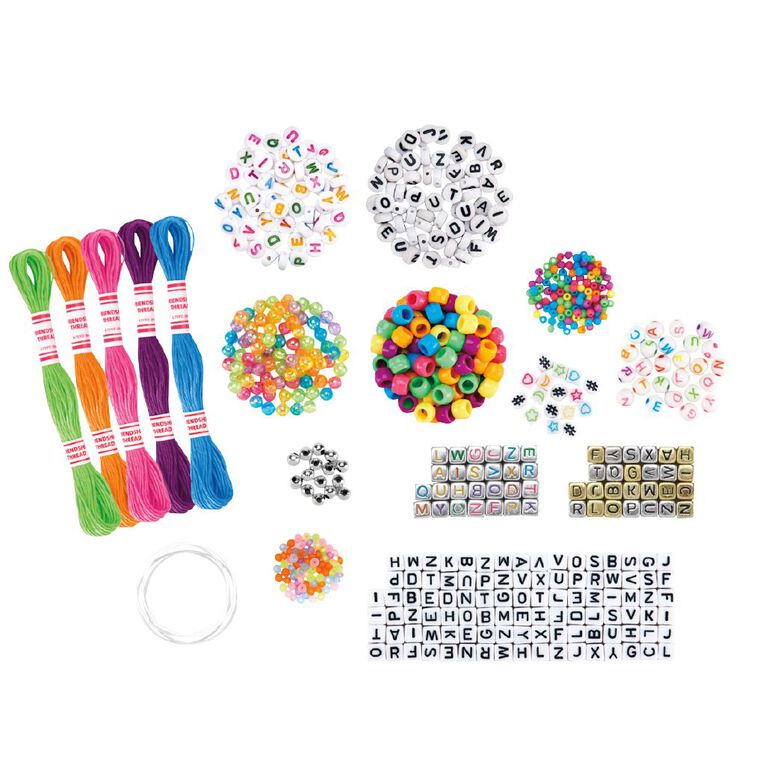 Shimmer n Sparkle ABC Fashion Bead Bracelets | The Warehouse