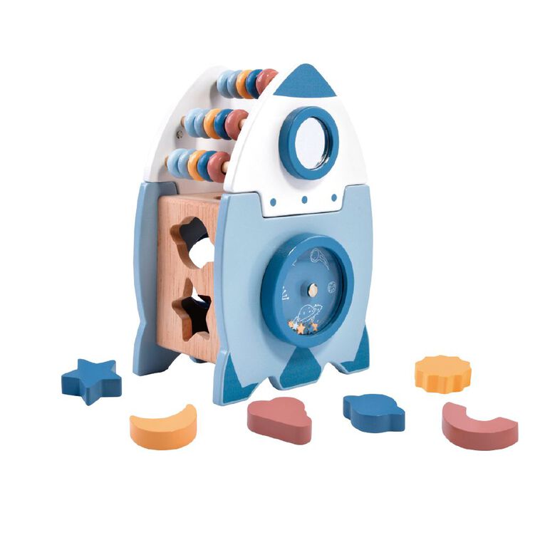 Play Studio Multi-functional Wooden Activity Cube Space | The Warehouse