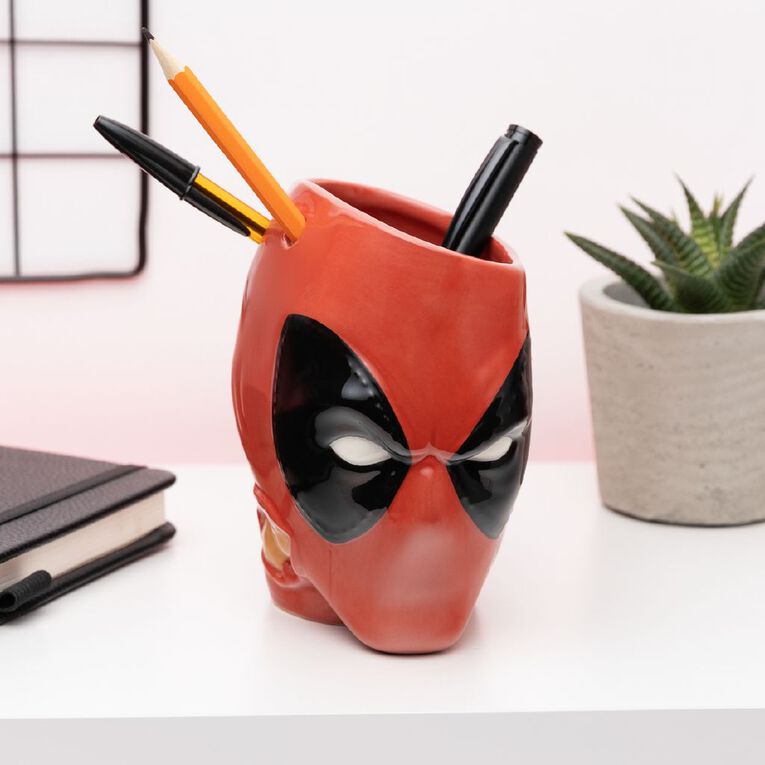 Paladone Marvel Deadpool Pen and Plant Pot | The Warehouse