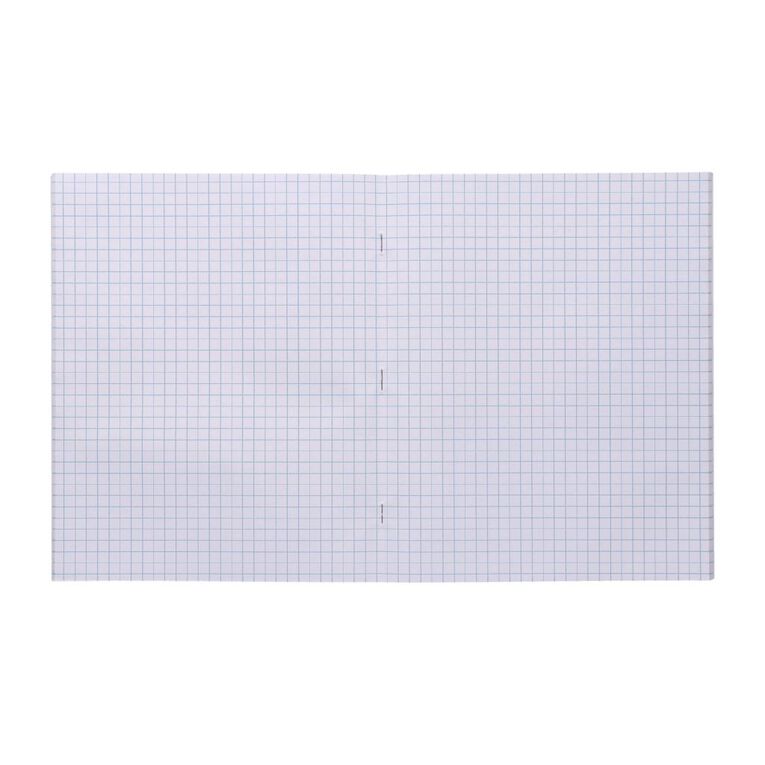 WS Exercise Book 1E5 7mm Quad 36 Leaf Blue Mid Blue Mid | The Warehouse