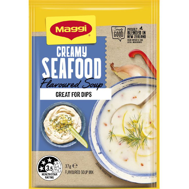 Maggi Short Cooked Soup Creamy Seafood 37g | The Warehouse