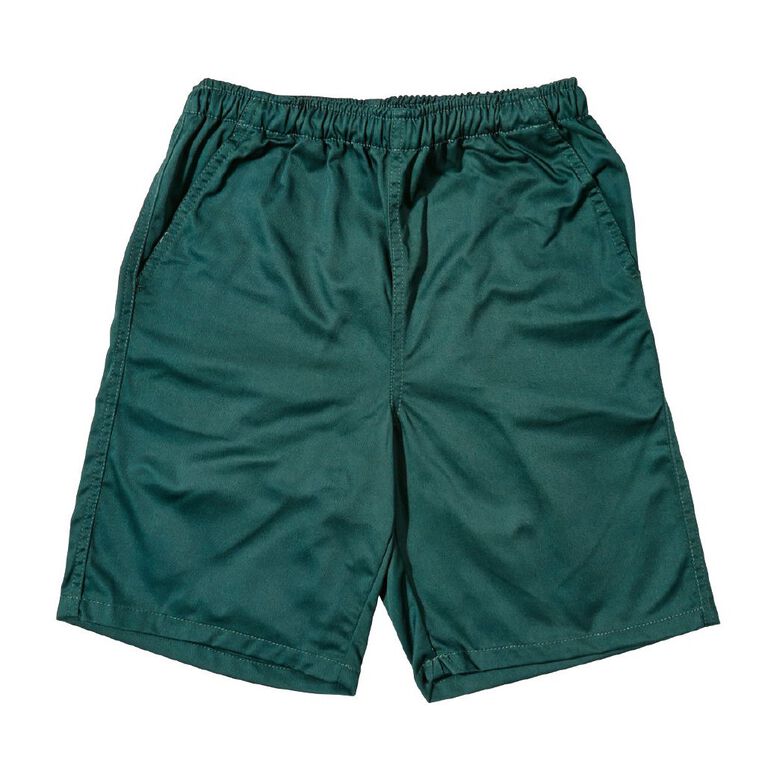 Schooltex Kids' Drill Rugger Shorts Bottle Green | The Warehouse