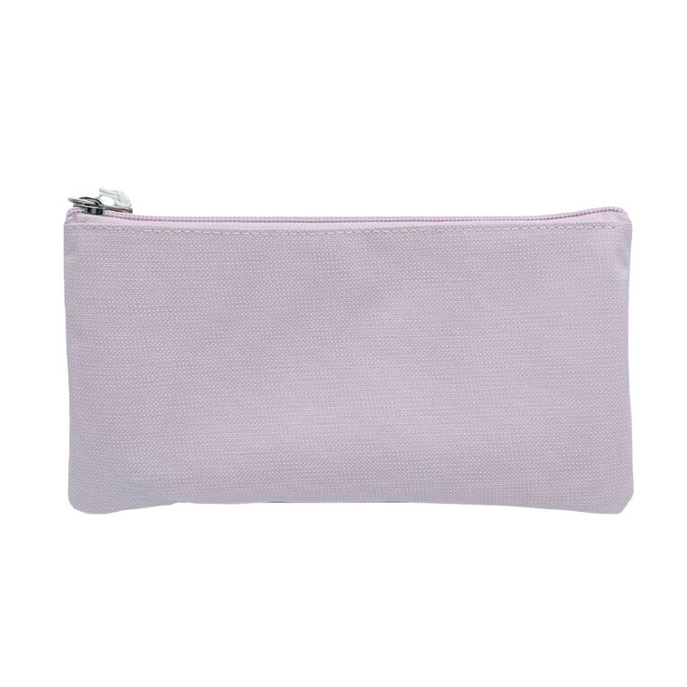 WS Colour Pop Flat Pencil Case Pink Pink | The Warehouse