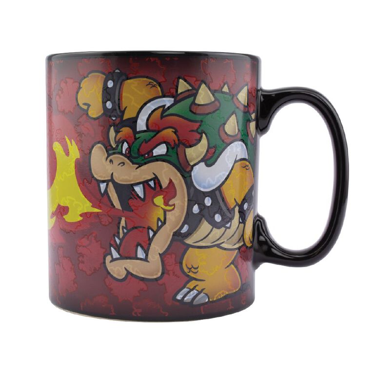 Paladone Super Mario Bowser Heat Change XL Mug | The Warehouse