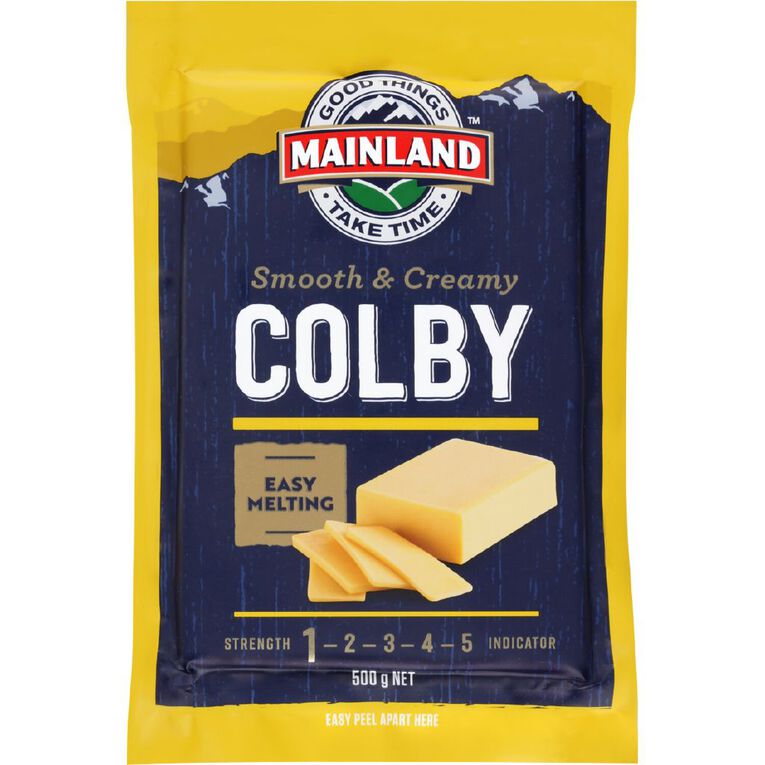 Mainland Colby Block Cheese 500g | The Warehouse