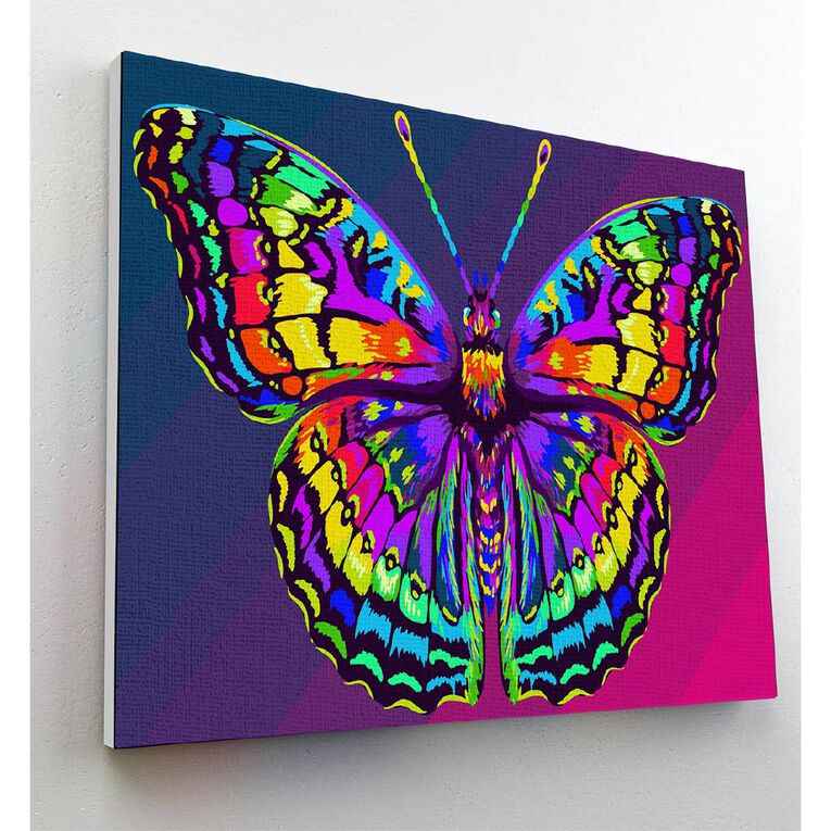 Splat Planet Paint By Numbers Butterfly | The Warehouse