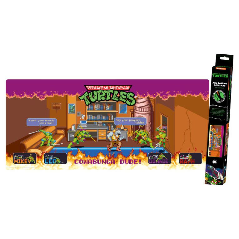 Teenage Mutant Ninja Turtles IM TMNT Retro XXL Gamer Mat | The Warehouse